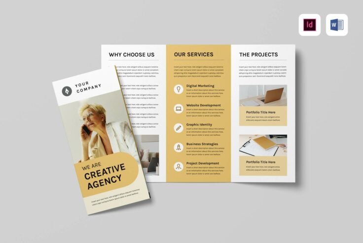 100+ Best Tri-Fold Brochure Templates (Word & InDesign) 2025