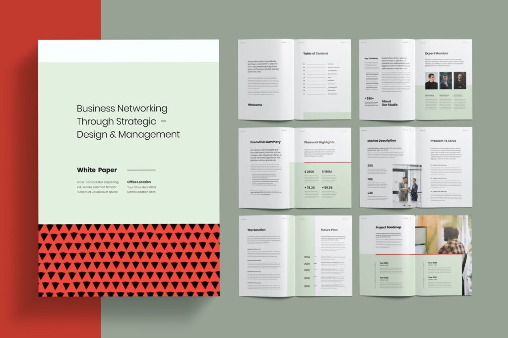 45+ Best White Paper Templates for Word & InDesign | Design Shack