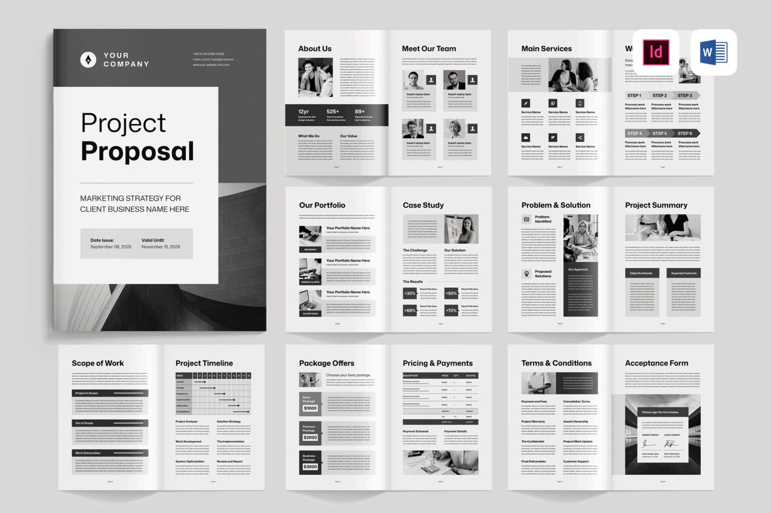 55+ Best Business & Project Proposal Templates for Microsoft Word 2025 ...