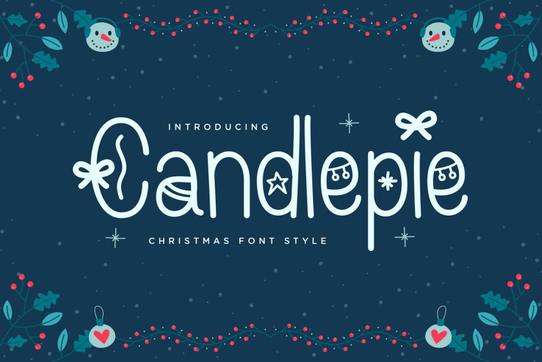 25+ Best Christmas Fonts (& Navidad Typefaces) | Design Shack