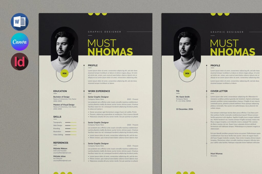 25+ Best Canva Resume & CV Templates | Design Shack