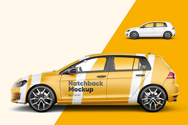 15+ Best Car & Van Decal Mockup Templates | Design Shack