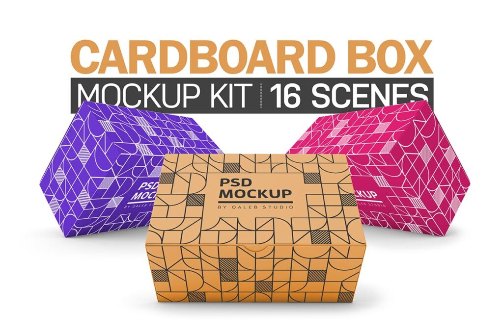 25+ Best Cardboard Box Mockups (Free & Pro) | Design Shack