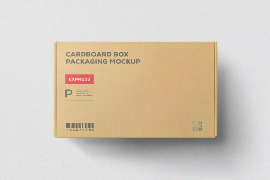 Cardboard Box Packaging Mockup | Design Shack