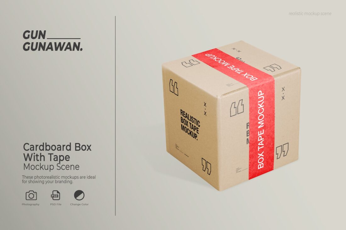 25+ Best Cardboard Box Mockups (Free & Pro) | Design Shack