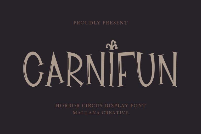 20+ Best Circus Fonts (Vintage + Modern Circus Letters) | Design Shack