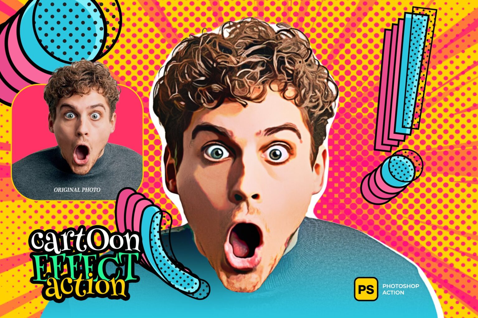 70+ Best Photoshop Cartoon Effects (Photo to Cartoon Actions & Plugins ...
