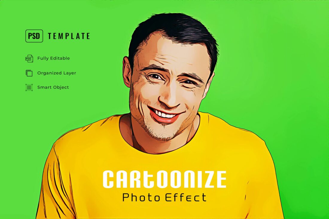55+ Best Photoshop Cartoon Effects (Photo to Cartoon Actions & Plugins ...