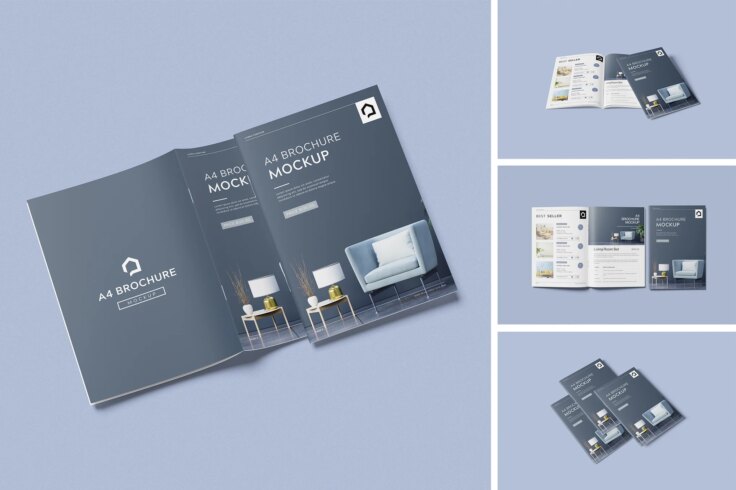 55+ Best Brochure Mockup Templates (Free & Premium) | Design Shack
