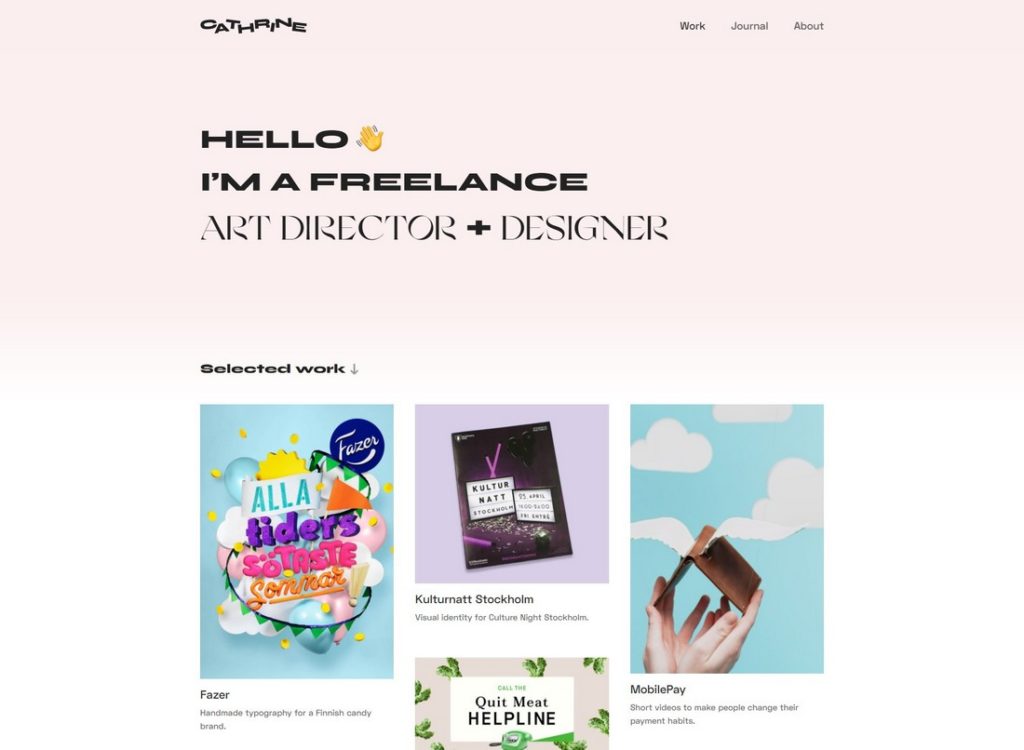 10 Best Graphic Design Portfolio Examples + Templates | Design Shack