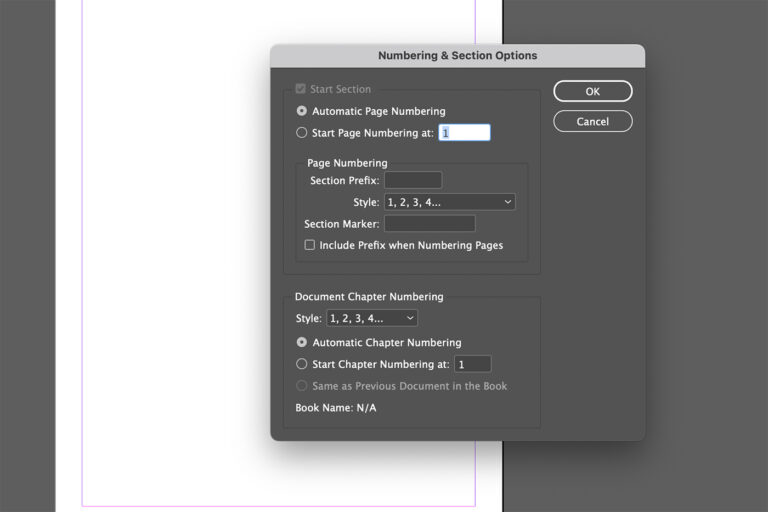 How to Add Page Numbers in InDesign (+ Design Tips) | Design Shack