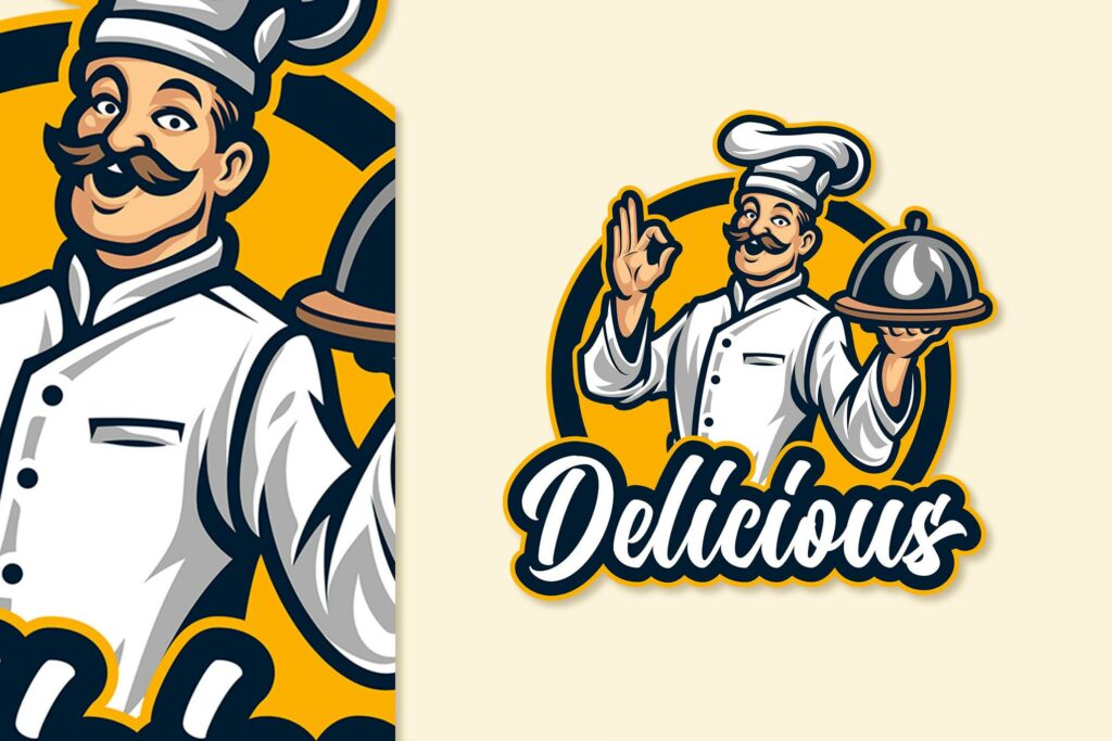 20+ Ide & Templat Logo Restoran Terbaik (Gratis & Pro) - desainae.com