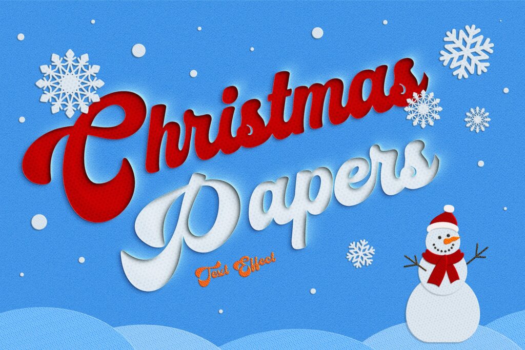 30+ Christmas Photoshop Brushes, Actions & Text Effects | Design Shack