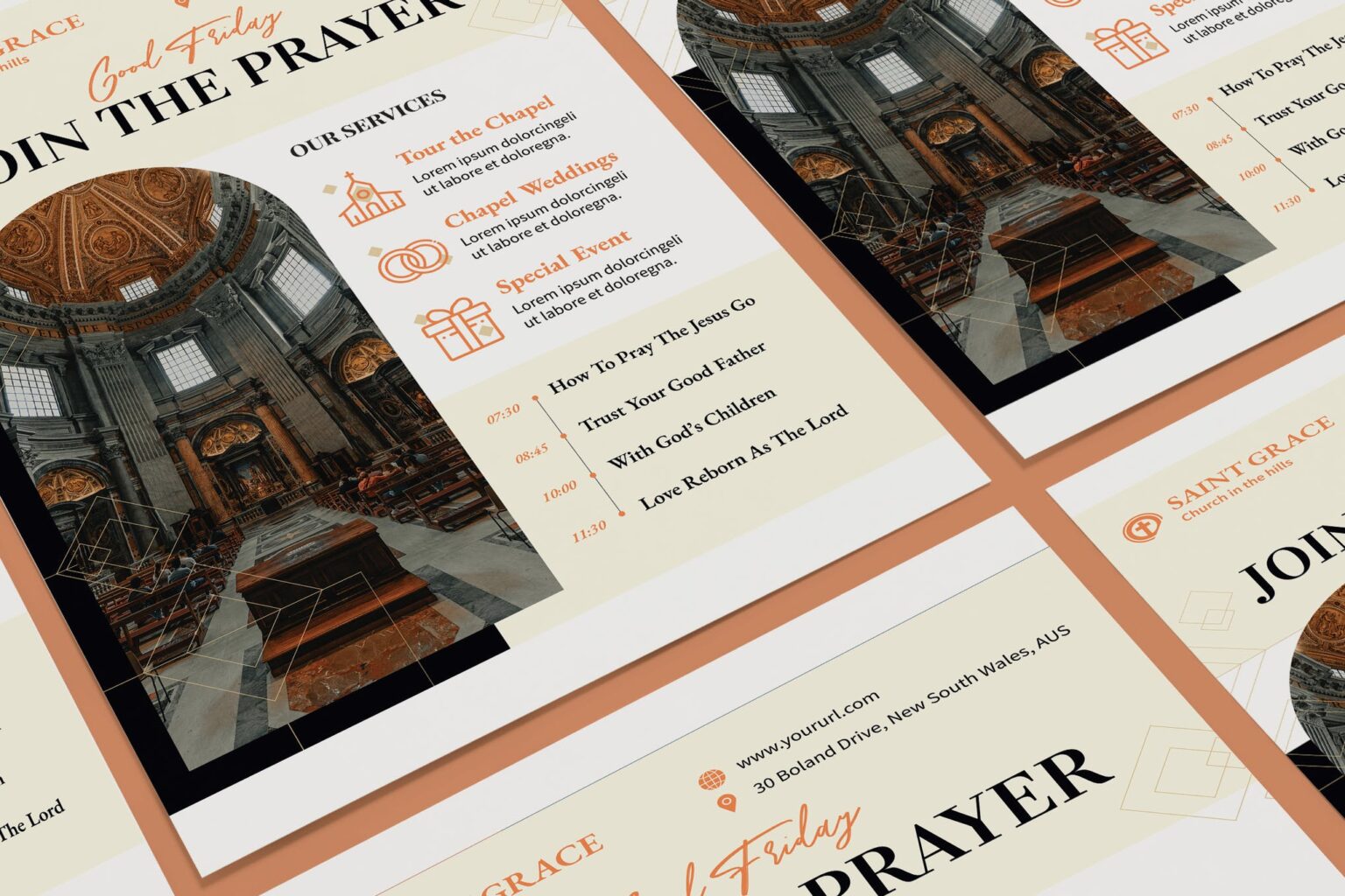 25+ Church Bulletin & Newsletter Templates | Design Shack