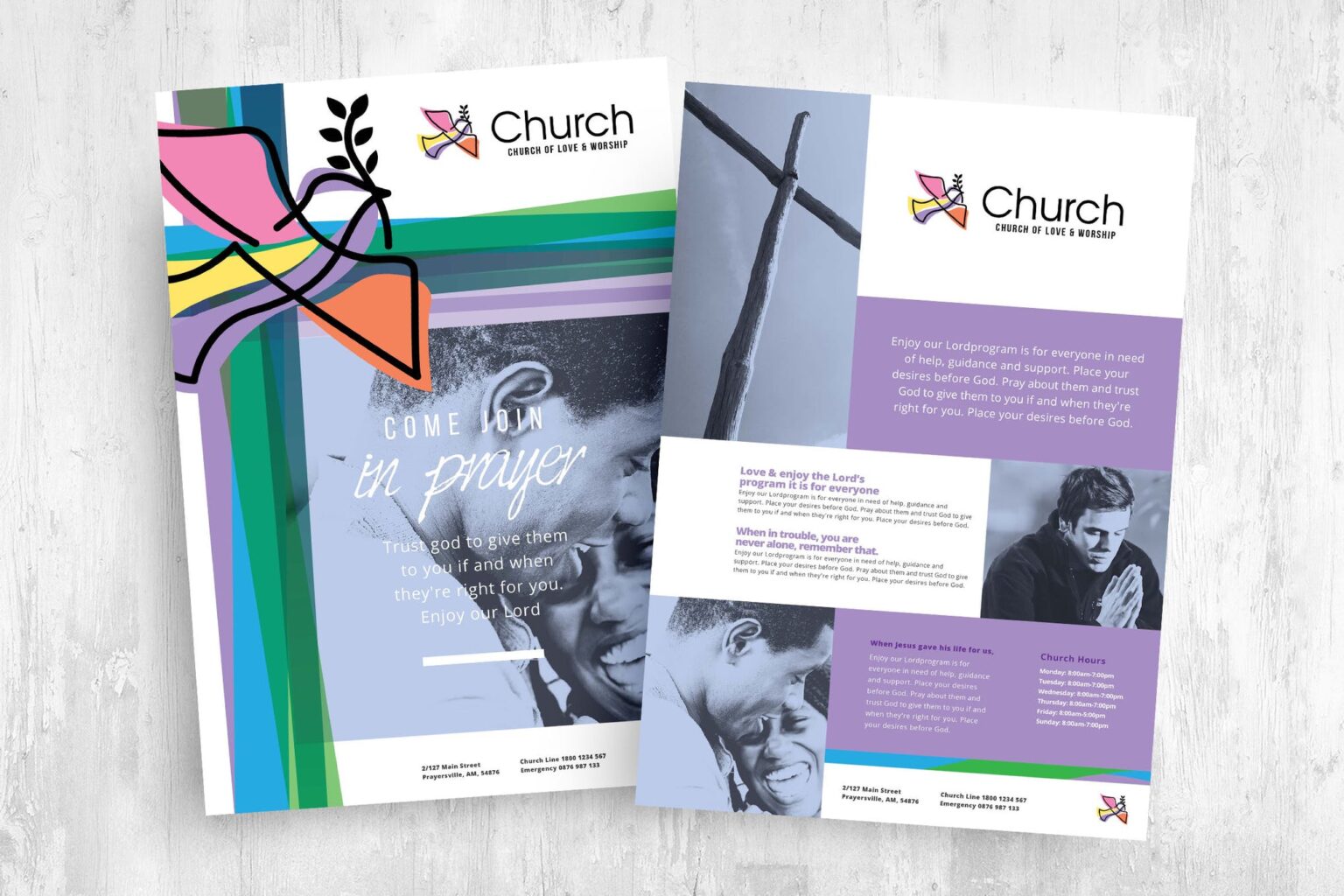 25+ Church Bulletin & Newsletter Templates | Design Shack