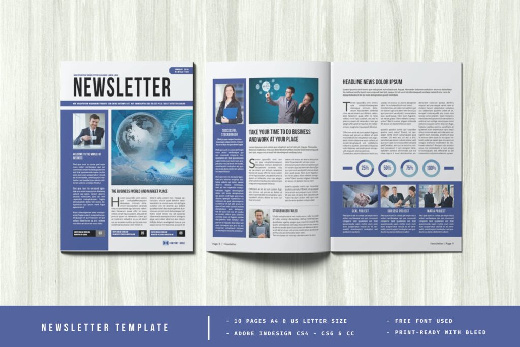 25+ Church Bulletin & Newsletter Templates – Yes Web Designs