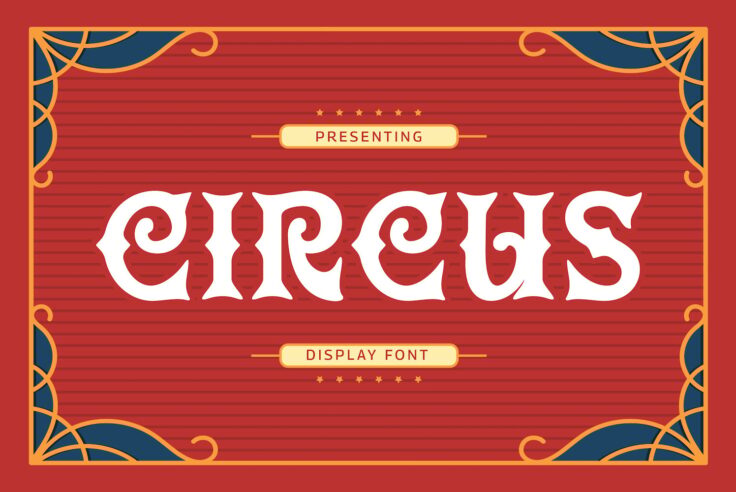 20+ Best Circus Fonts (Vintage + Modern Circus Letters)