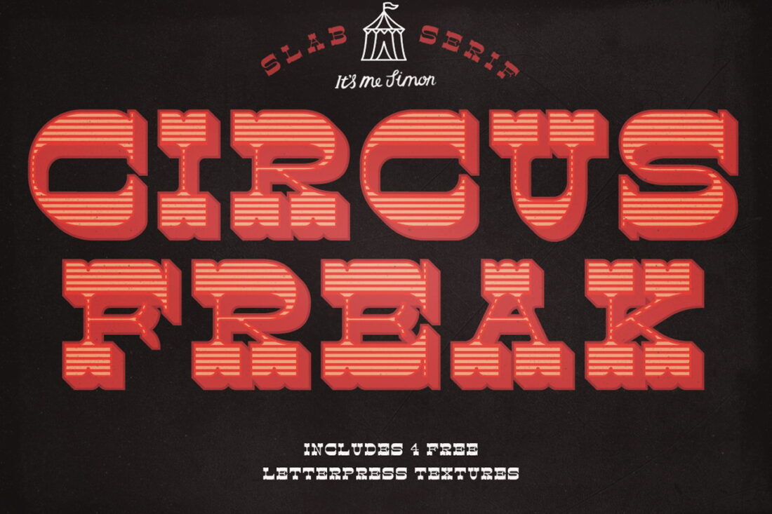 20+ Best Circus Fonts (Vintage + Modern Circus Letters) | Design Shack