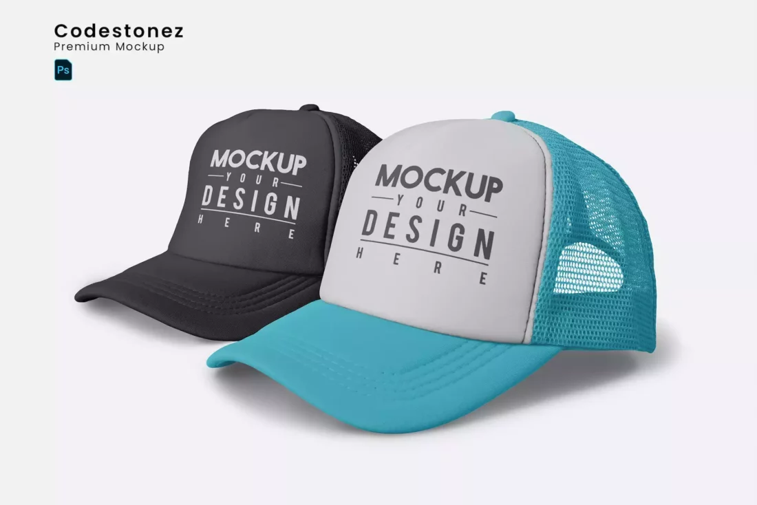 Classic Trucker Hat Mockups | Design Shack