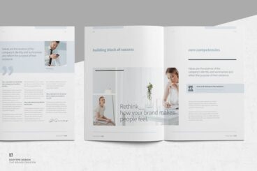 Clean Annual Report Template | Design Shack