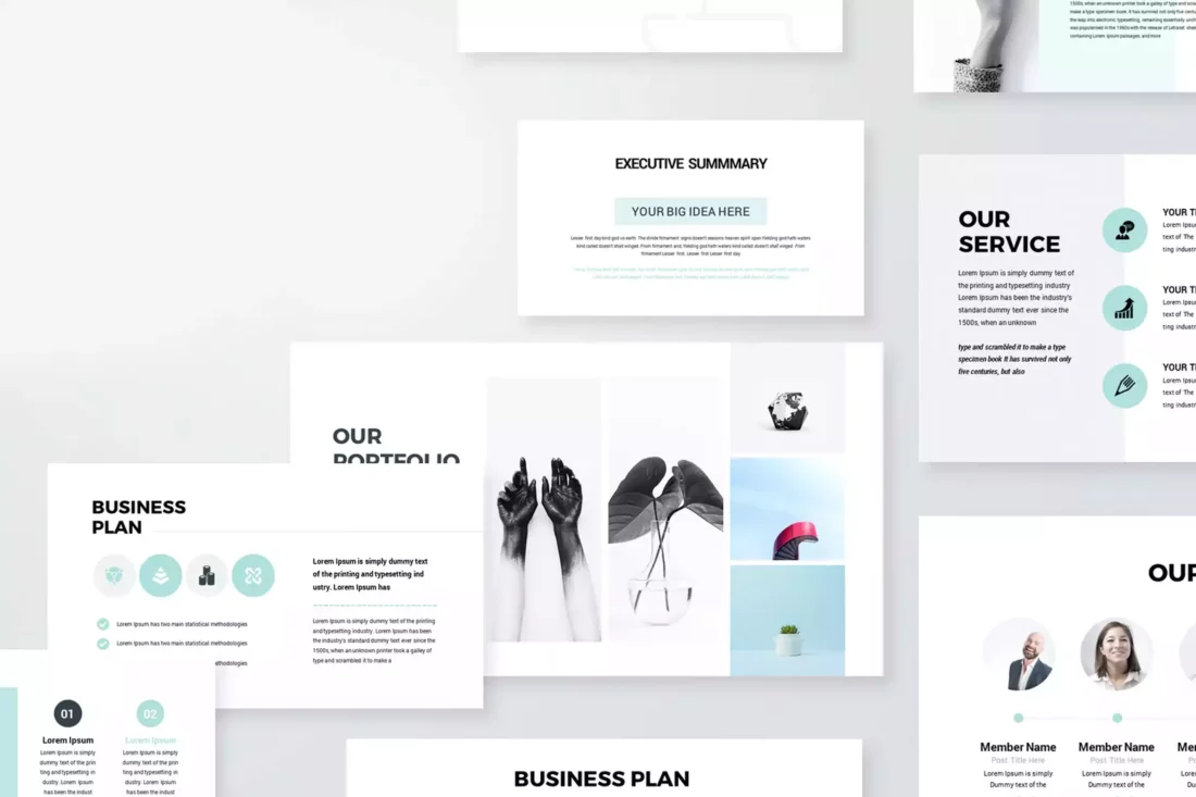 Modern Business Presentation Template | Design Shack