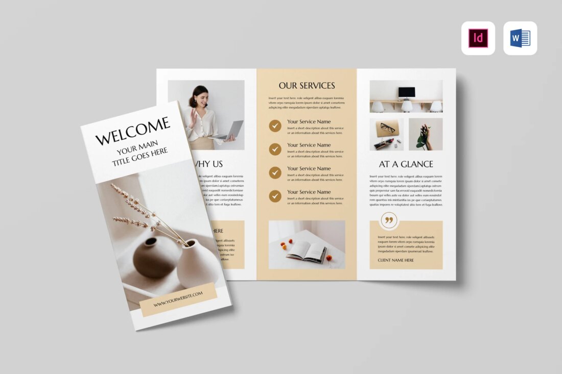 40+ Best InDesign TriFold Templates 2025