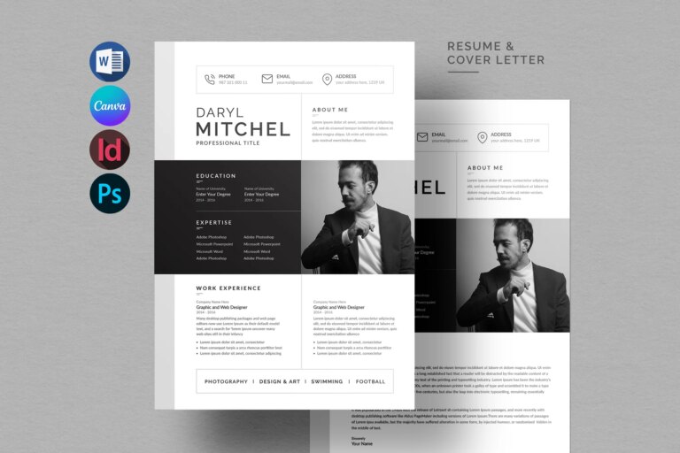 25+ Best Canva Resume & CV Templates | Design Shack