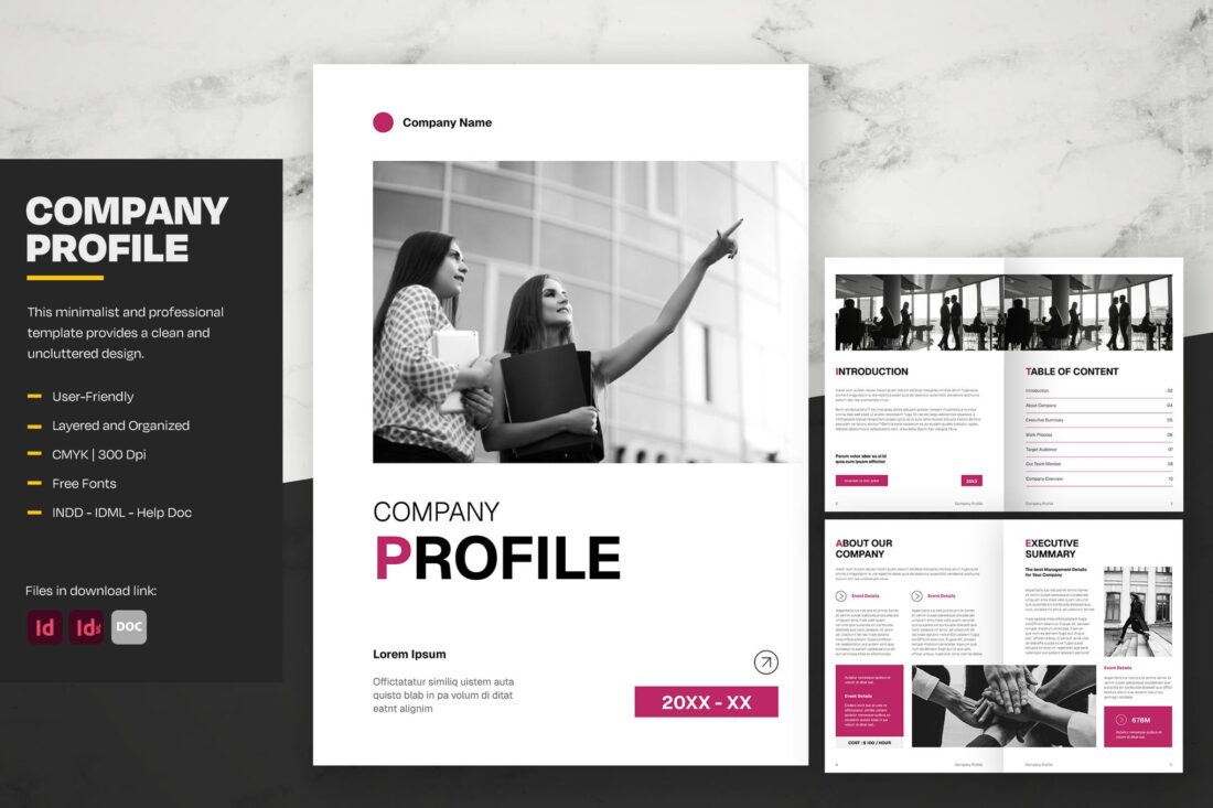 100+ Best Company Profile Templates (Word + PowerPoint) 2025 - Shack Design
