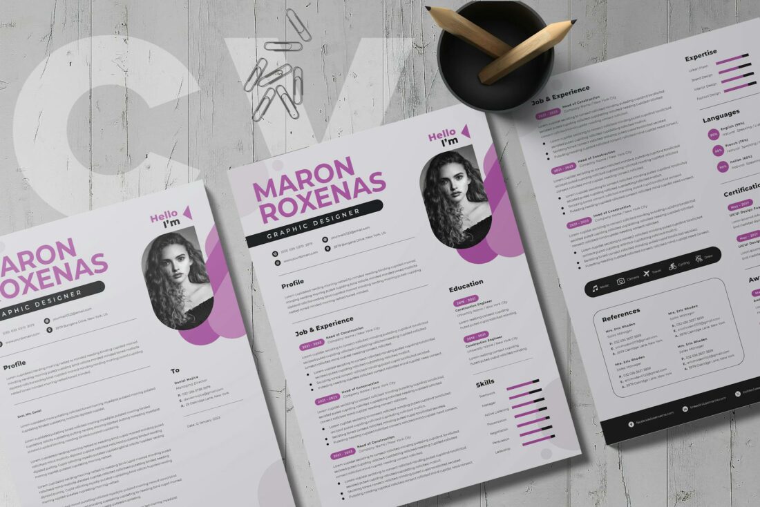 100+ Best CV & Resume Templates 2025