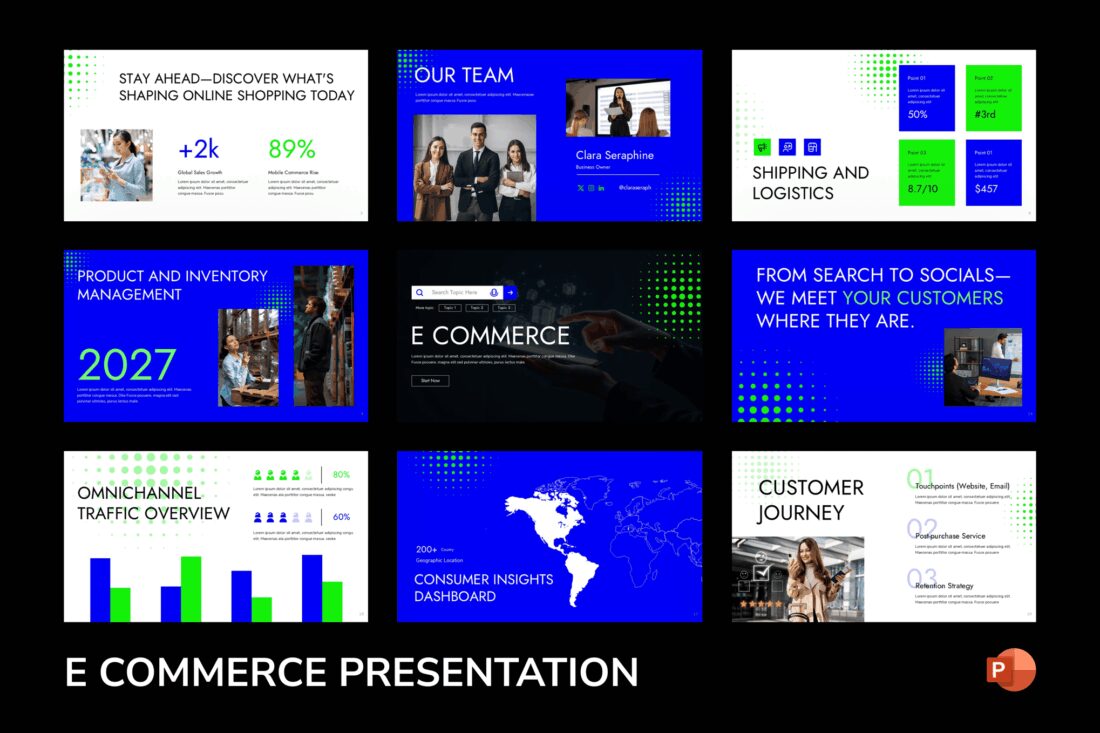 130+ Modern Professional PowerPoint Templates 2025 - Inez Barlatier ...