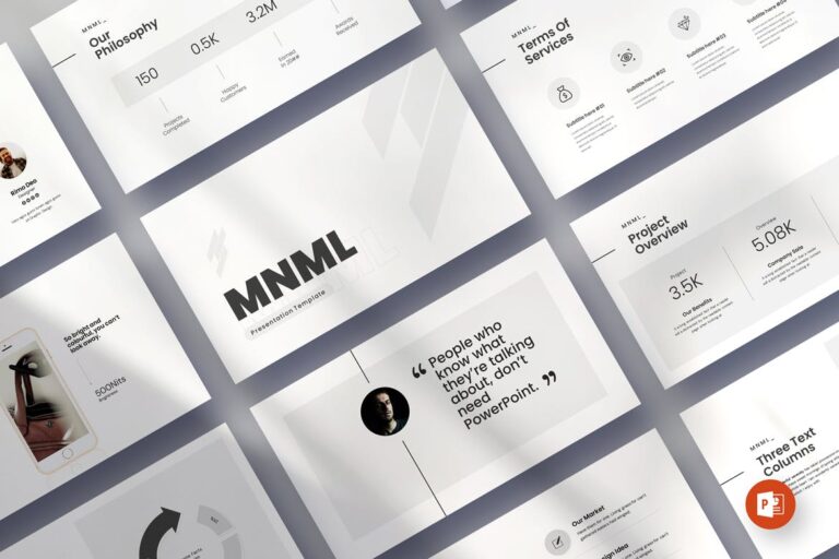 50+ Best Clean PowerPoint Templates (Free & Pro) | Design Shack