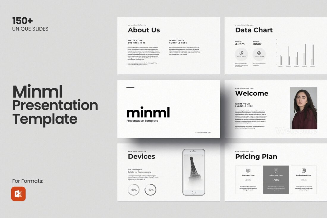 100+ Best Minimal PowerPoint Templates 2025 - Shack Design