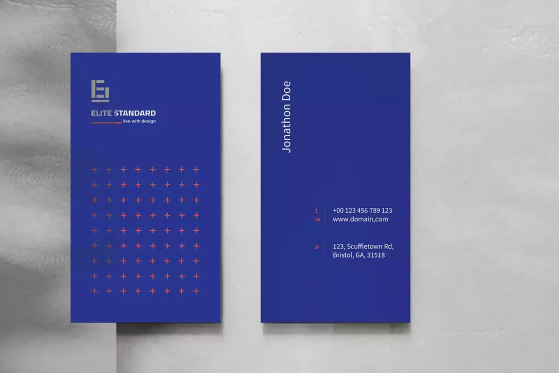 Clean Professional Business Card | Design Shack