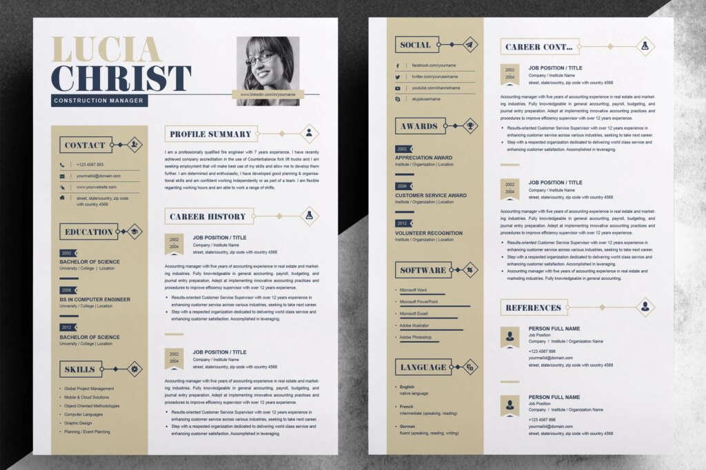 100+ Best CV & Resume Templates 2025 | Design Shack