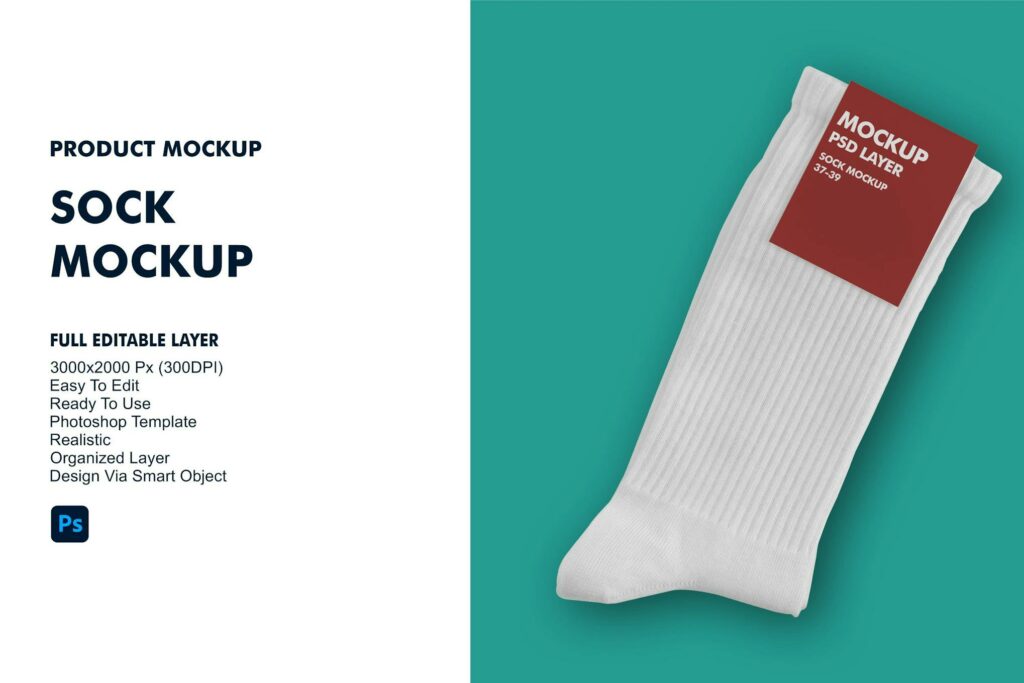 25+ Sock Mockup Templates (Free & Pro) | Design Shack