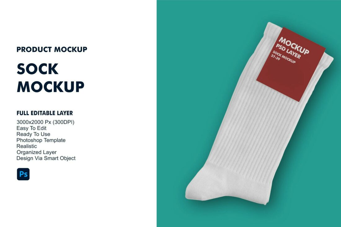 25+ Sock Mockup Templates (Free & Pro) | Design Shack