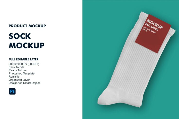 25+ Sock Mockup Templates (Free & Pro) | Design Shack