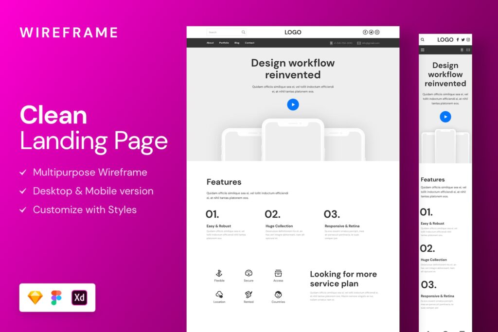 45+ Best Adobe XD Wireframe Kits (+ Wireframe Tutorials) | Design Shack