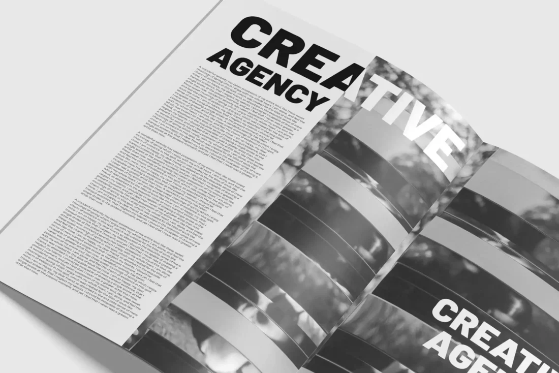 Close-Up Catalog Mockup Template | Design Shack