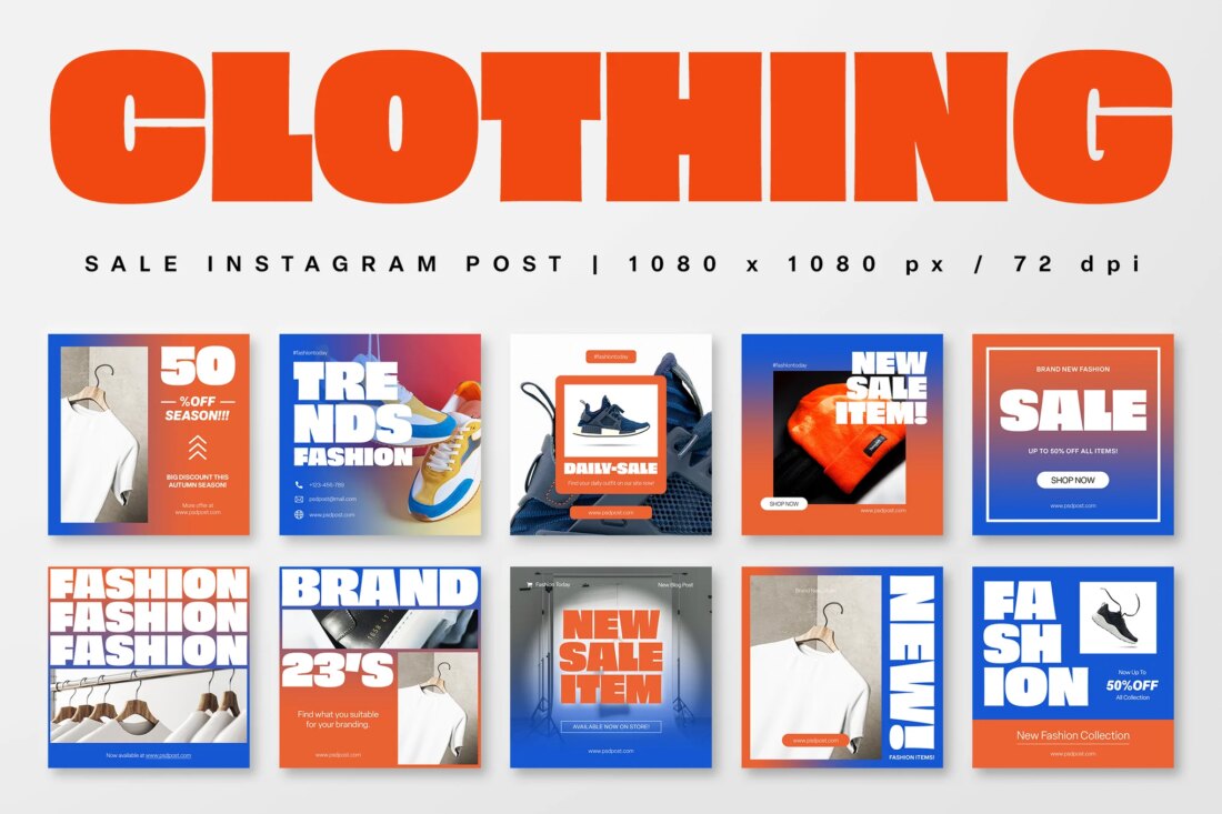 80+ Best Instagram Post & Story Templates 2025