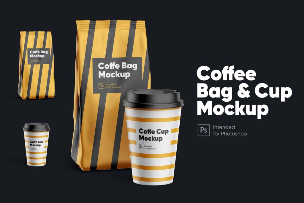 30+ Template Mockup Tas Kopi (Gratis & Premium) - desainae.com