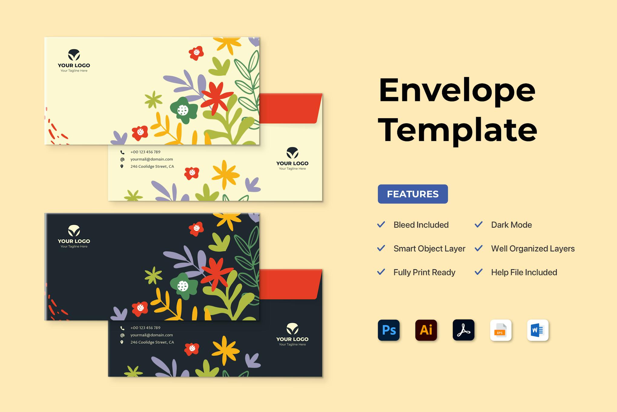 Colorful & Playful Envelope Template | Design Shack