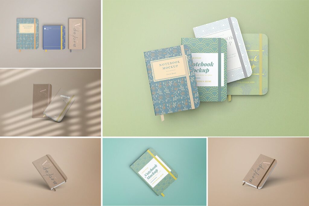 25+ Notebook Mockup Templates (Spiral Notebooks + More) | Design Shack