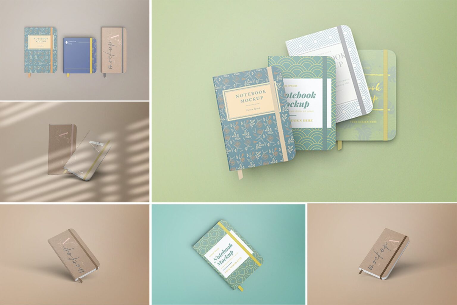 25+ Notebook Mockup Templates (Spiral Notebooks + More) | Design Shack