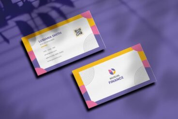 Colourful Purple Business Card | Design Shack