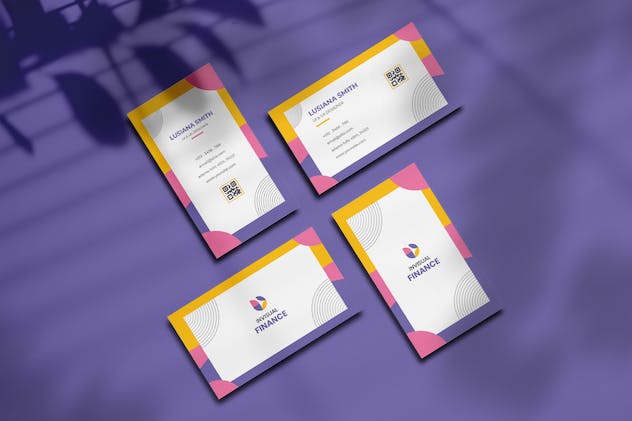Colourful Purple Business Card | Design Shack