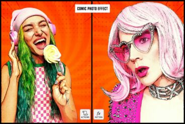 40+ Best Comic Book Style Photoshop Actions (+ Pop Art Actions ...
