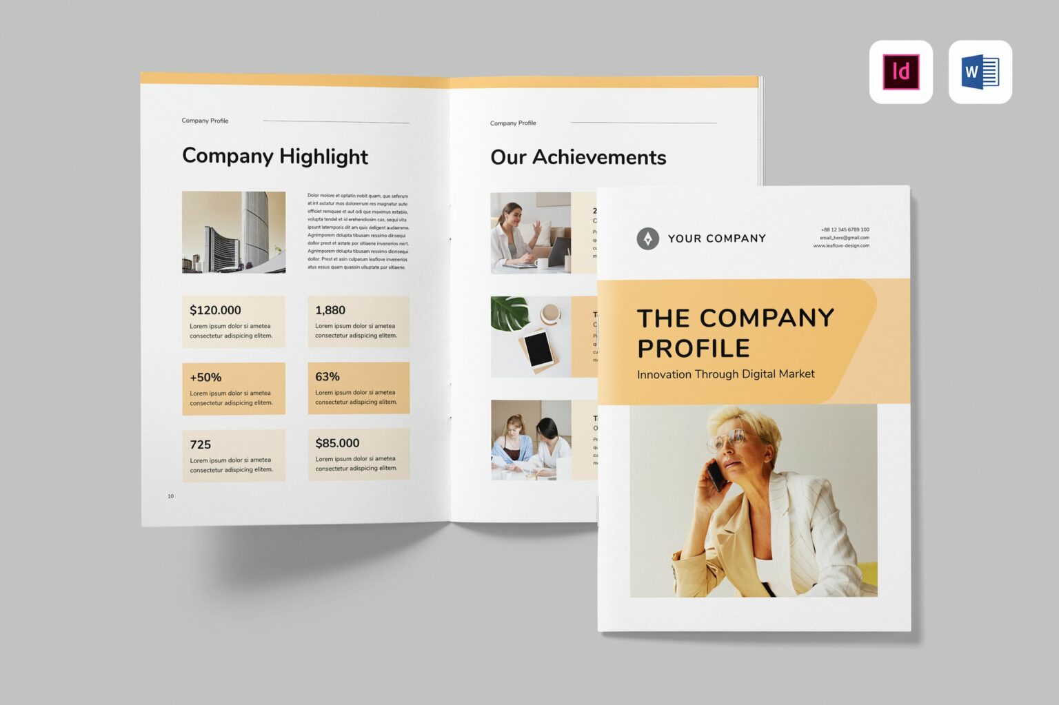 100+ Best Company Profile Templates (Word + PowerPoint) 2025 - Shack Design