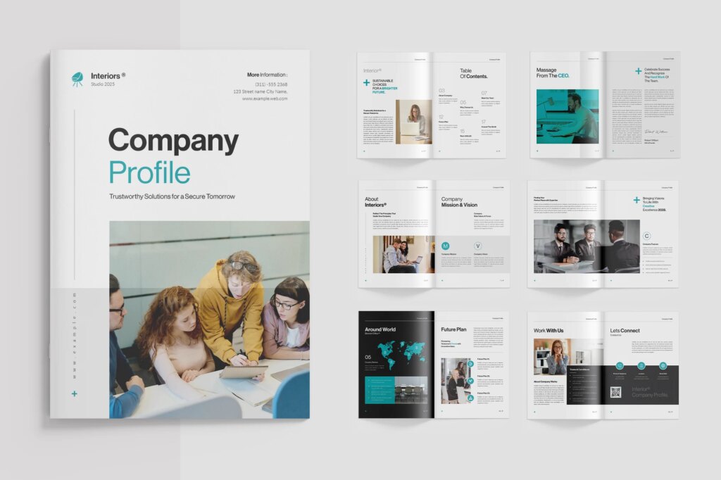 100+ Modern Corporate Brochure Templates 2024