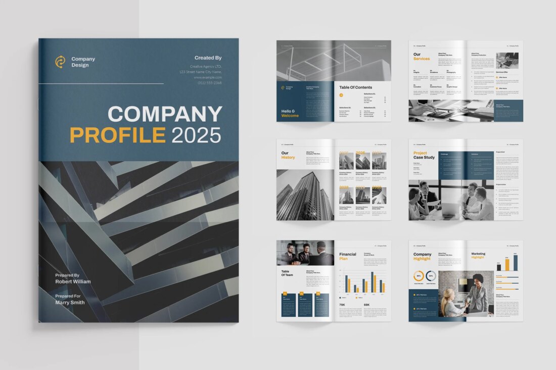 90+ Best Company Profile Templates (Word + PowerPoint) 2024 - Shack Design